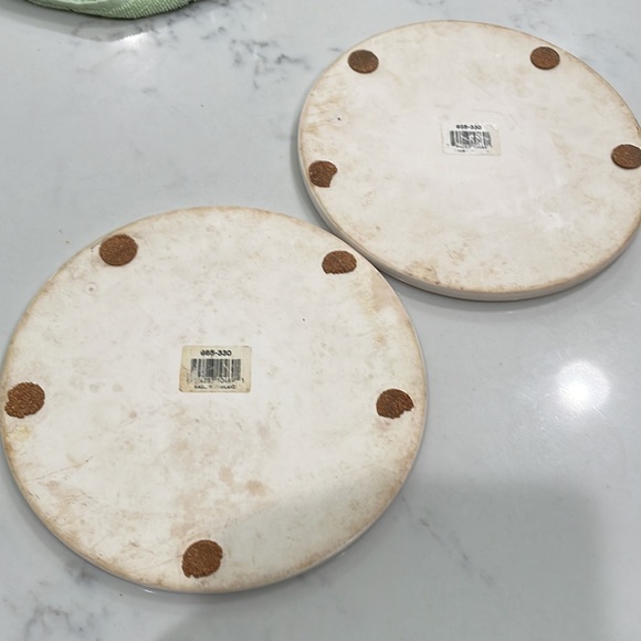 Dining | Vintage Farmhouse Theme Ceramic Trivets | Poshmark